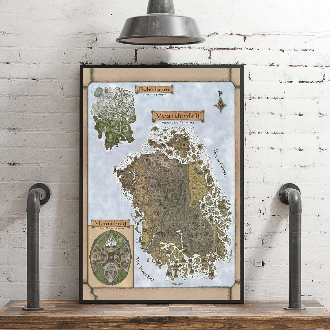 Morrowind Map Wallpaper