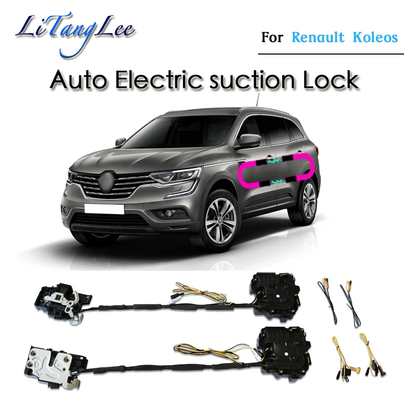 For-Renault-Koleos-2016-2023-Car-Soft-Close-Door-Latch-Pass-Lock-Actuator-Auto-Electric ...