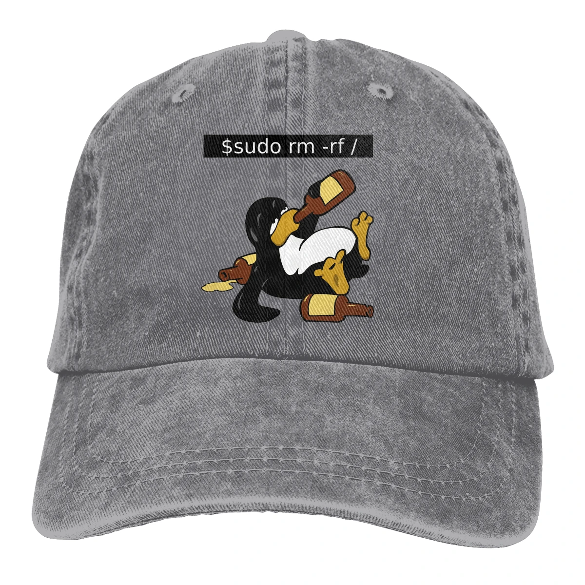 Command-Baseball-Caps-Peaked-Cap-Linux-Operating-System-Tux-Penguin-Sun ...