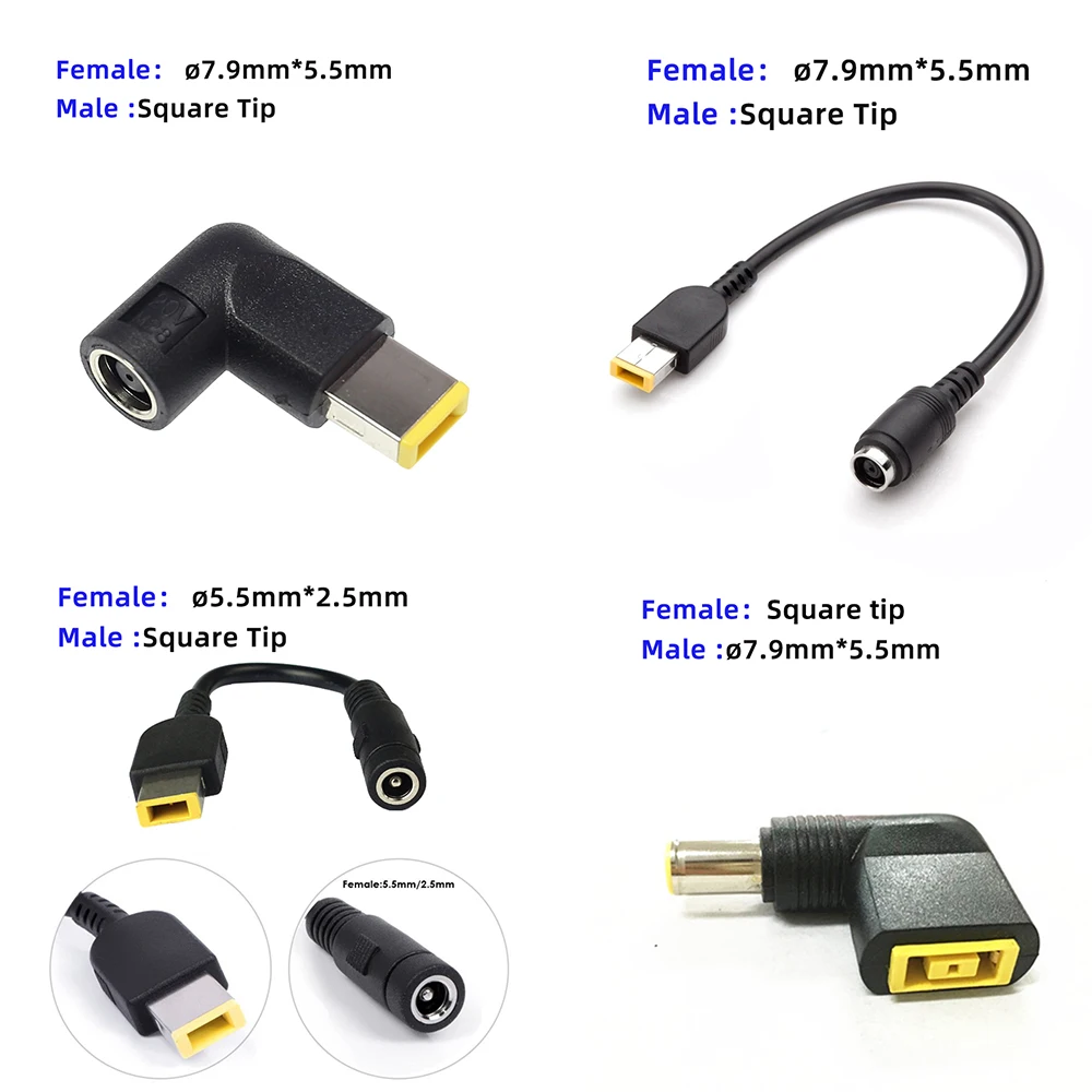 Laptop Tip Connector Converter for Lenovo Edge Flex ideapad ThinkCentre ...