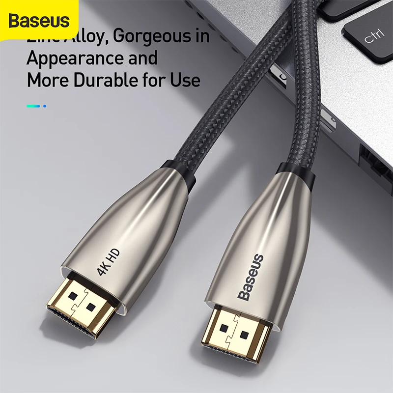 Baseus Cable Horizontal 4K HD macho a macho, adaptador 2,0 para PS4 ...