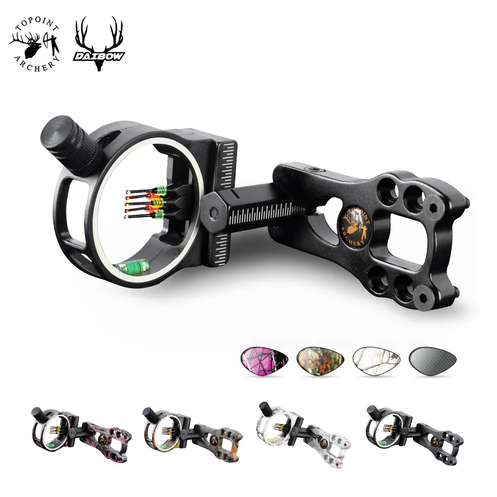 Topoint Archery,5 Pin Bow Sight,tp1550,basic Bow Sights,5 Colors Can Be ...