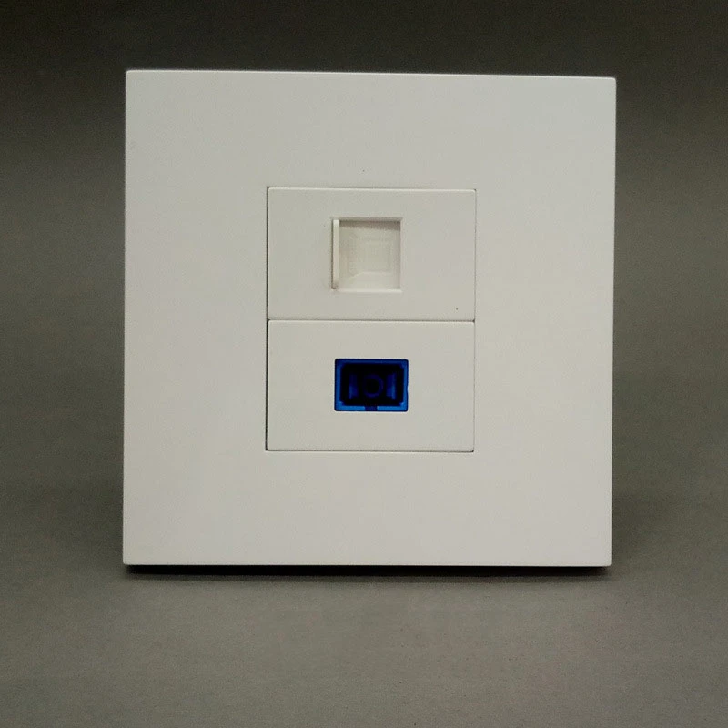 Optical Fiber Socket Face Plate 86 Plate Wall Mount One Fiber Port And ...