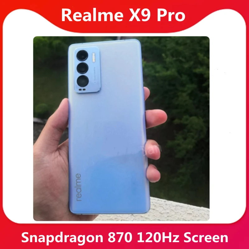 Original realme X9 Pro Mobile Phone SuperAMOLED Snapdragon 870 Octa ...