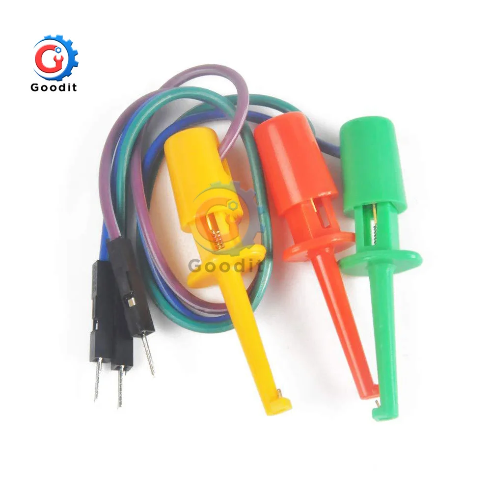 Testing Hook Clip Grabber Probe | Crocodile Clip Electronics - Male 3 ...