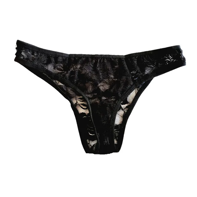 Hollow Out Mens Lace Briefs See Through Transparent Underwear Men Sex ...