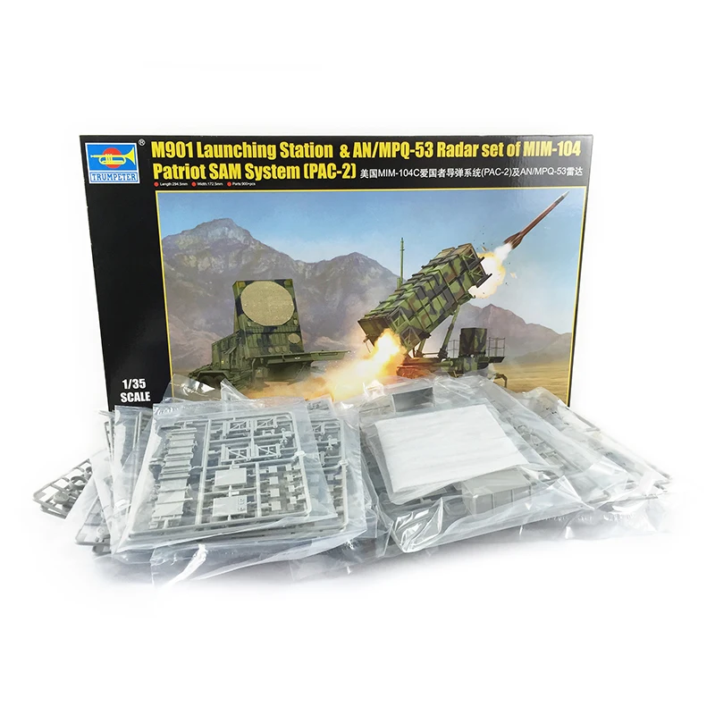 Trumpeter-Estaci-n-de-lanzamiento-01022-1-35-M901-Radar-AN-MPQ-53-de ...