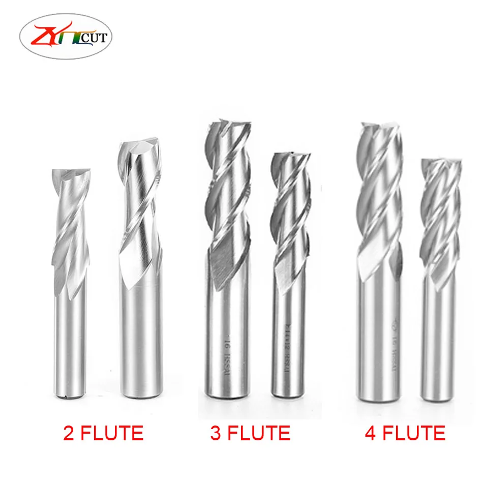 D1-50mm-End-Mills-High-Precision-HSS-Metal-mill-Cutter-2-3-4-Flutes ...