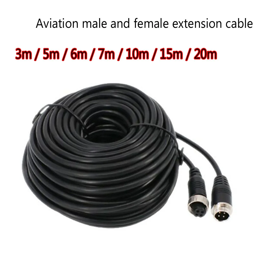 3m-5m-6m-7m-10m-15m-32FT-4-Pin-Aviation-Extension-Cable-for-Car-Video ...