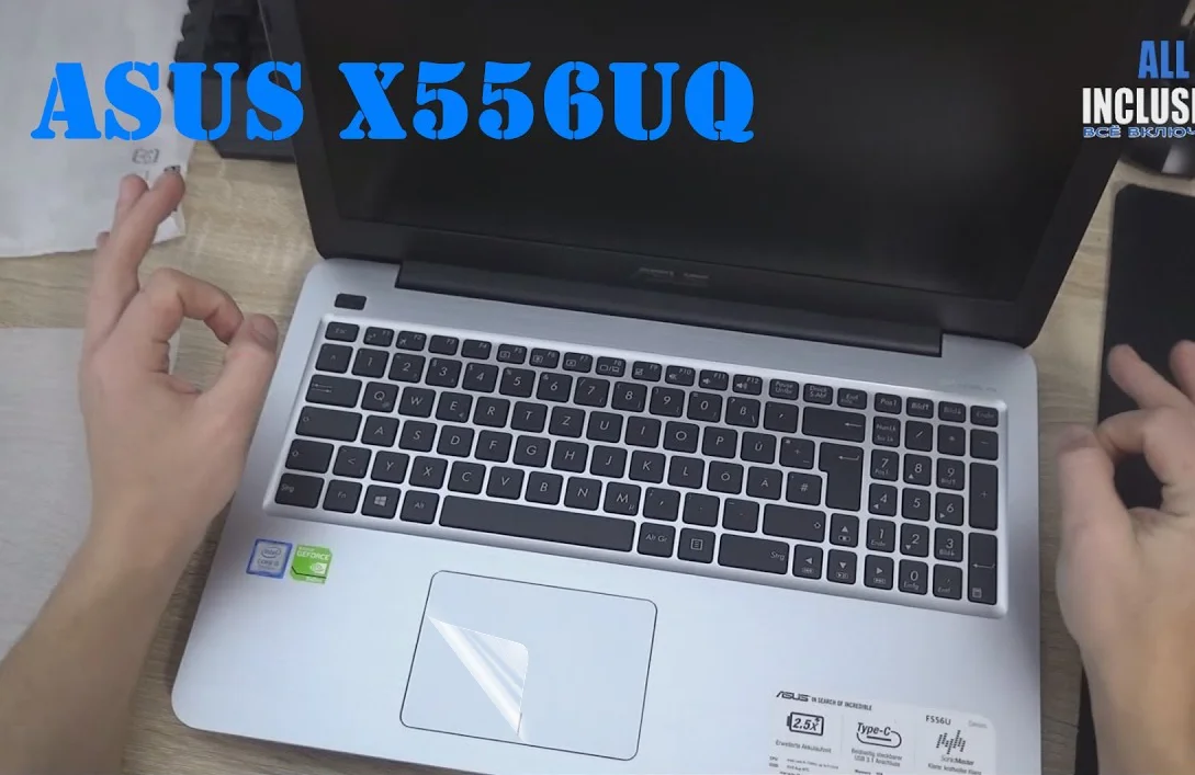 2PCS/PACK Matte Touchpad film Sticker Trackpad Protector for Asus F556 ...