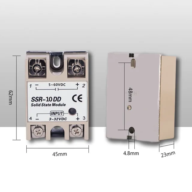 Rele 12V Relé Szilárdtest Ssr Modul 5V 24Vdc Feszültség 24 V Relè ...