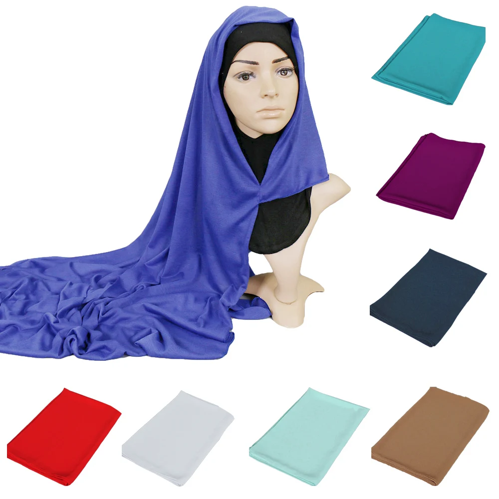 One Piece Amira Muslim Jersey Instant Hijab Scarf Shawl Malaysia Plain ...