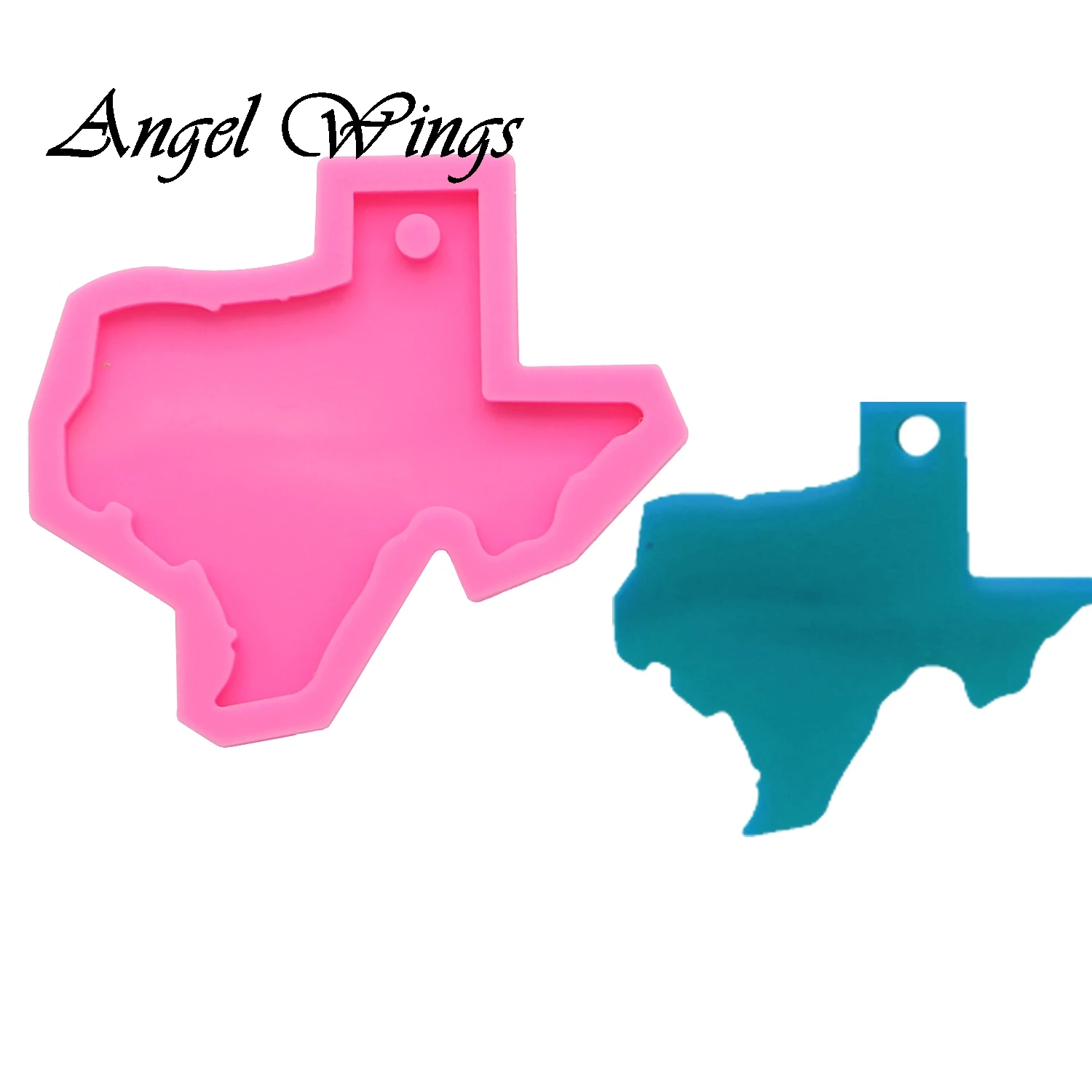 Shiny Texas map Silicone epoxy Resin Molds Fondant Craft Molds Resin ...