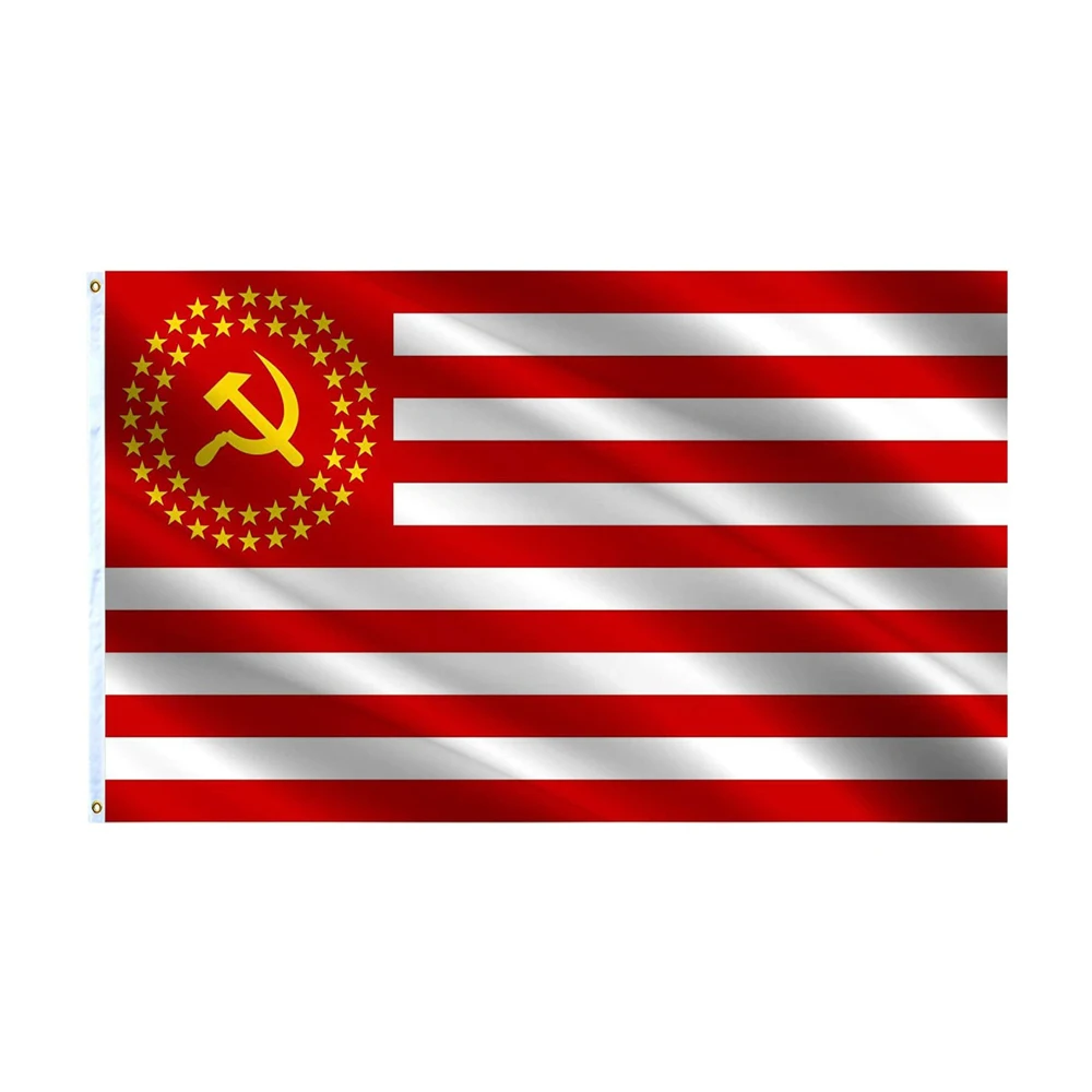 The-United-Socialist-States-of-America-USSA-Flag-Communist-American-US ...