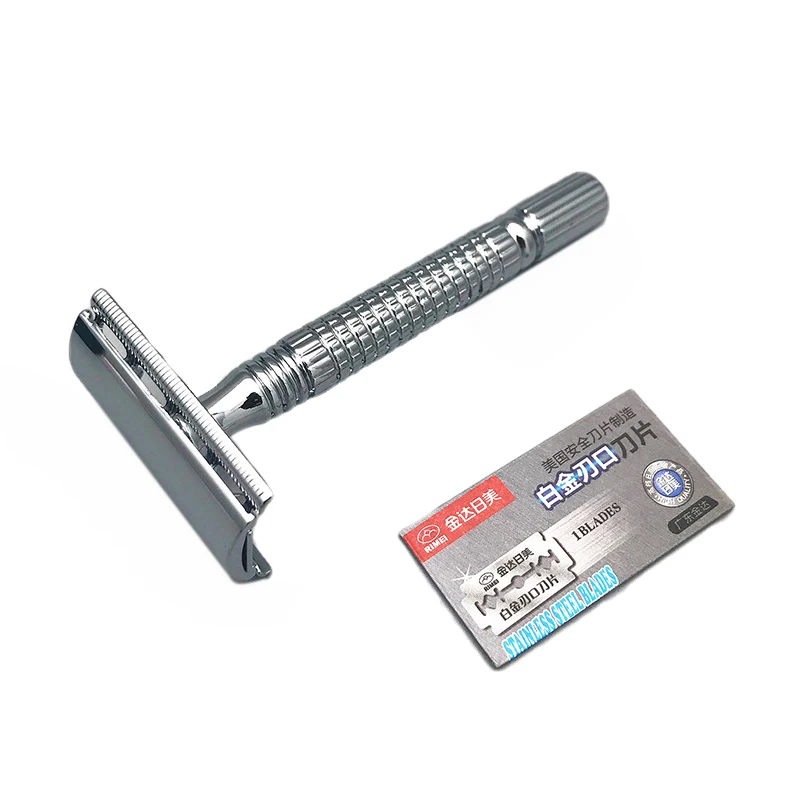 Classic-T-shaped-Double-Edge-Blade-Razor-Shaving-Safety-Blade-Razor ...