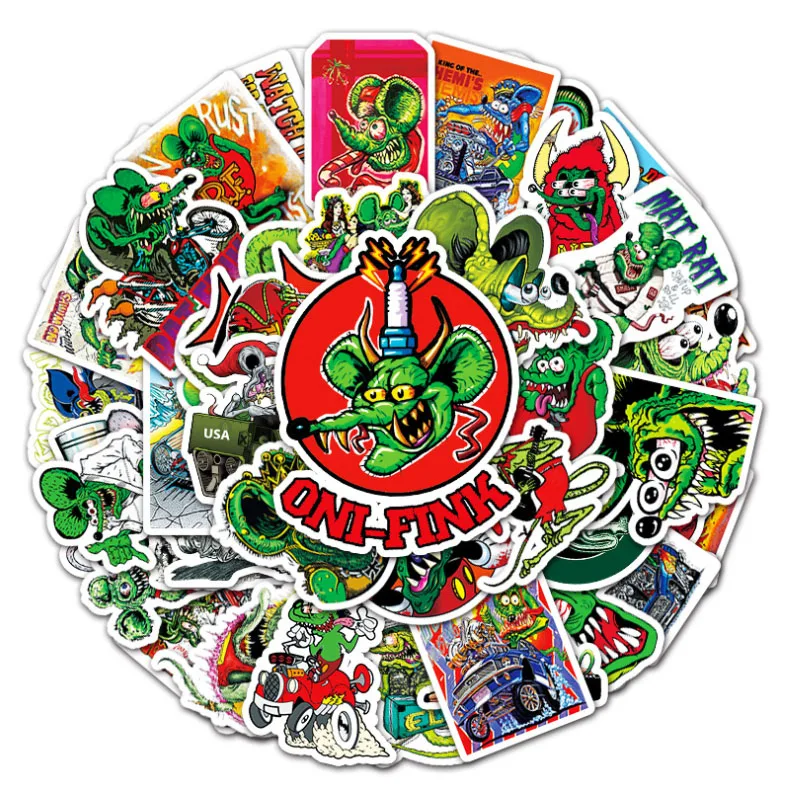 10-30-50pcs-Funk-Rat-Diy-Car-Bike-Travel-Luggage-Phone-Guitar ...