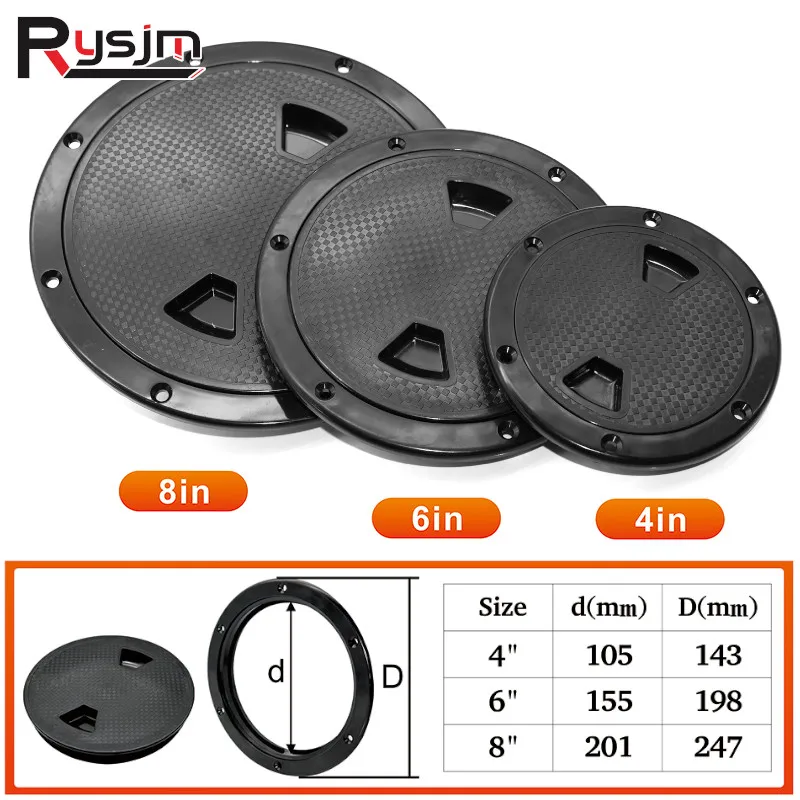8 Inch 6 Inch 4 Inch Access Hatch Round Inspection Hatch Cover Non-slip ...