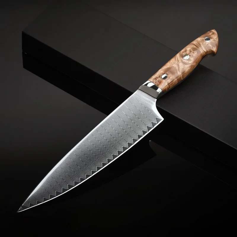 Messer Küche 67 Schichten vg10 Damaskus Stahl Kochmesser Gemüse Metzger ...