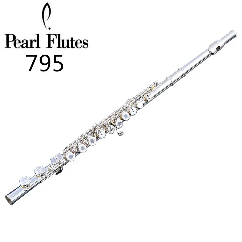 Pearl Quantz Flauta chapada en plata de alta calidad, instrumento ...