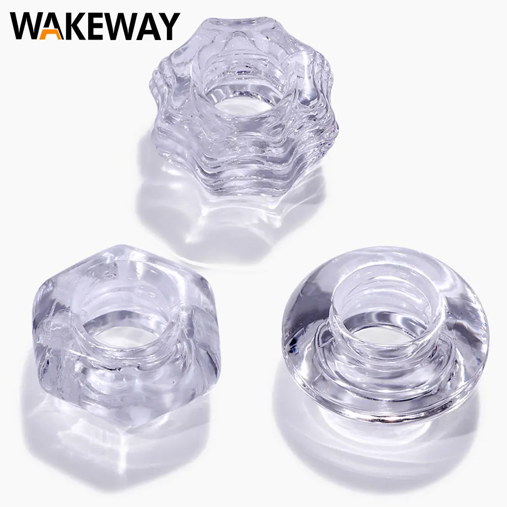 WAKEWAY 3 Pcs/Set Cock Penis Ring Bead Penis Ring Male Delay Ejaculation Lasting Silicone ...