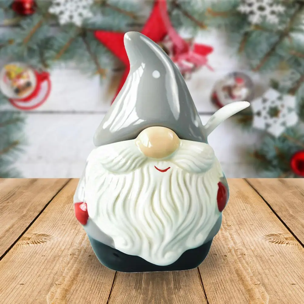 Spice Jars Exquisite Workmanship Cute Ceramic Christmas Table Decor ...