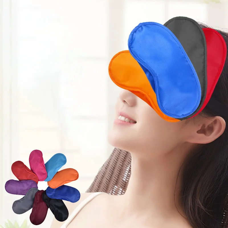 9 Colors Travel Sleep Rest Sleeping Aid Mask Eye Shade Cover Comfort ...
