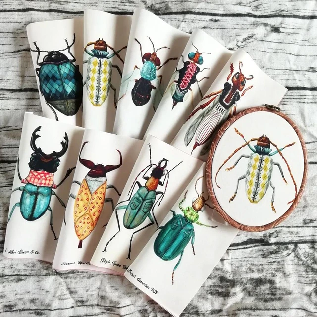 Insect Fabric Prints