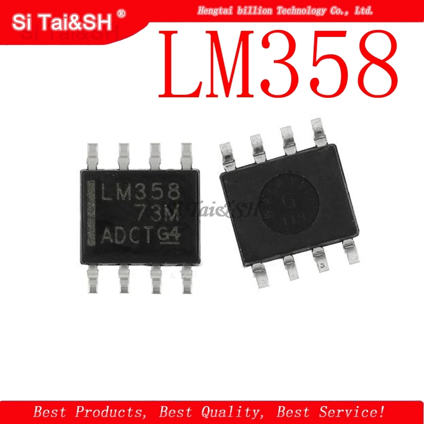 Amplificador SMD LM358, LM393, LM339, LM324, NE555, Crcuit, LM358DR ...