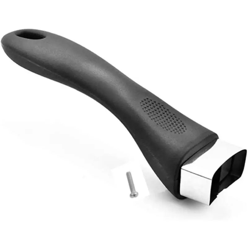 Pot-Handle-Non-slip-Bakelite-Grip-Black-Long-Replacement-Handle-with ...