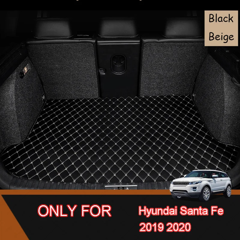 Custom Car Boot Tray Floor Protector for Hyundai Santa Fe TM 2020 2021 ...