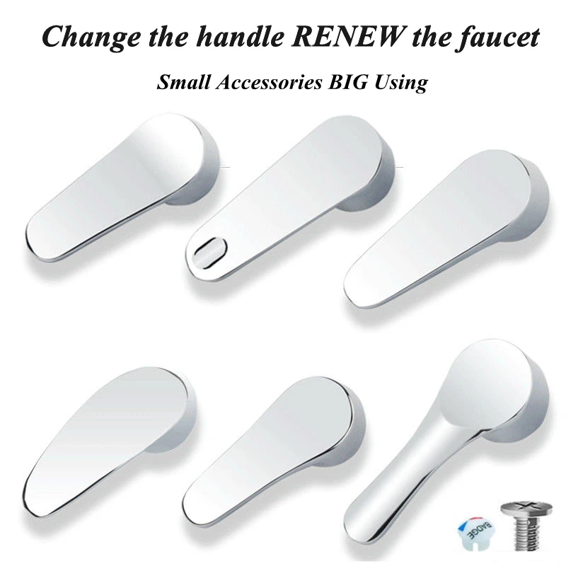 Bathroom-Replacement-Faucet-Single-Chrome-Lever-Handle-Kit-35mm-40mm ...