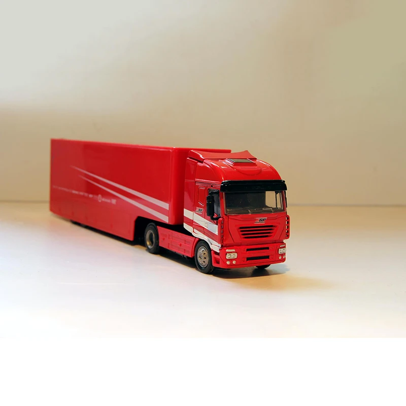 37Cm-1-43-Schaal-Diecast-Zware-Legering-Container-Truck-Voertuig-Model ...