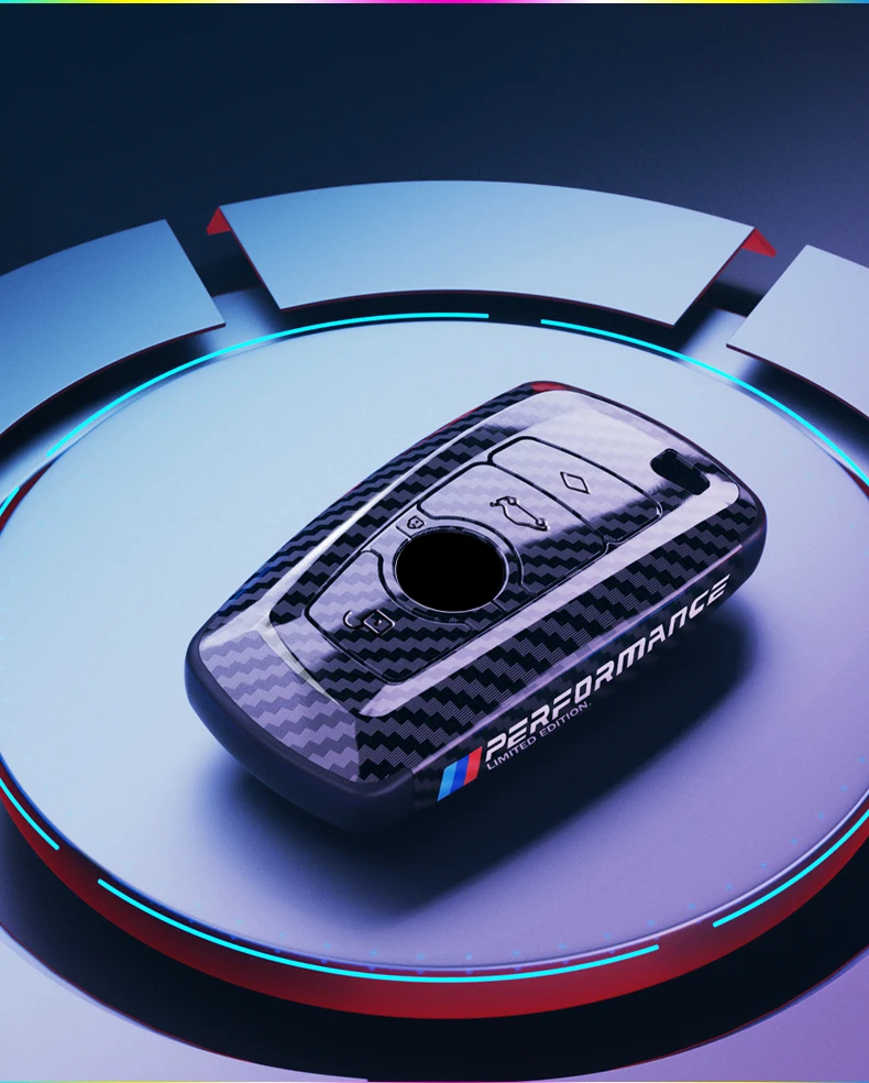 M Performance Carbon Fiber Style Key Case For BMW
