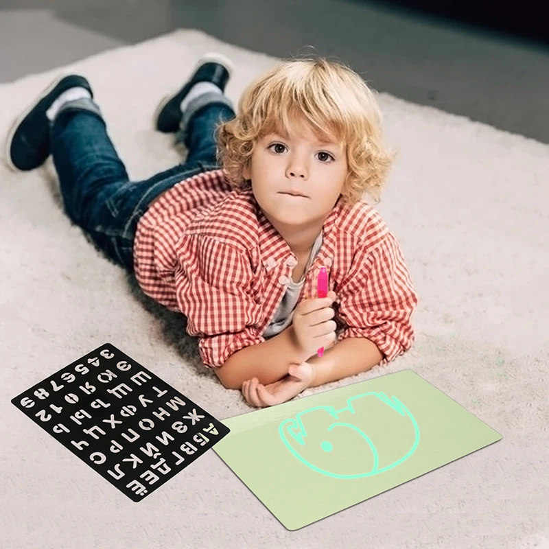 LED Lichtgevende Tekentafel Graffiti Doodle Tekening Tablet Magic ...