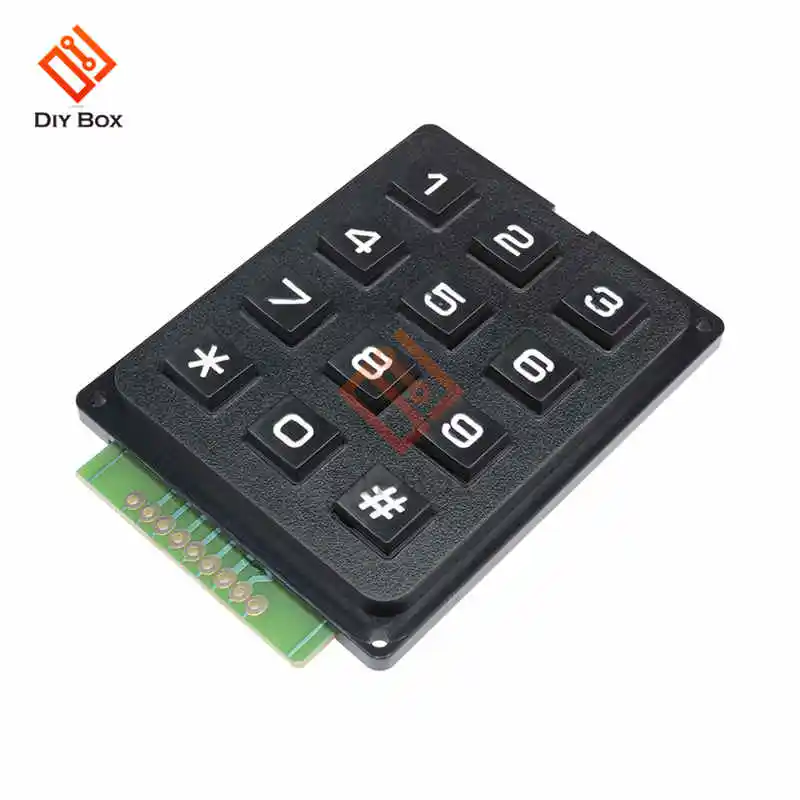 12 Key 4x3 Matrix Array Membrane Switch Keypad 16 Key 4x4 Matrix Array ...