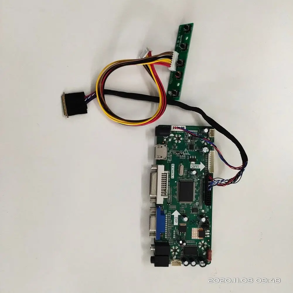 키트 LTN156AT05 J01/J08/S01/T01/U09/W01/Y02/001 LTN156AT05 컨트롤러 보드 M.NT68676 HDMI + DVI + VGA LCD ...