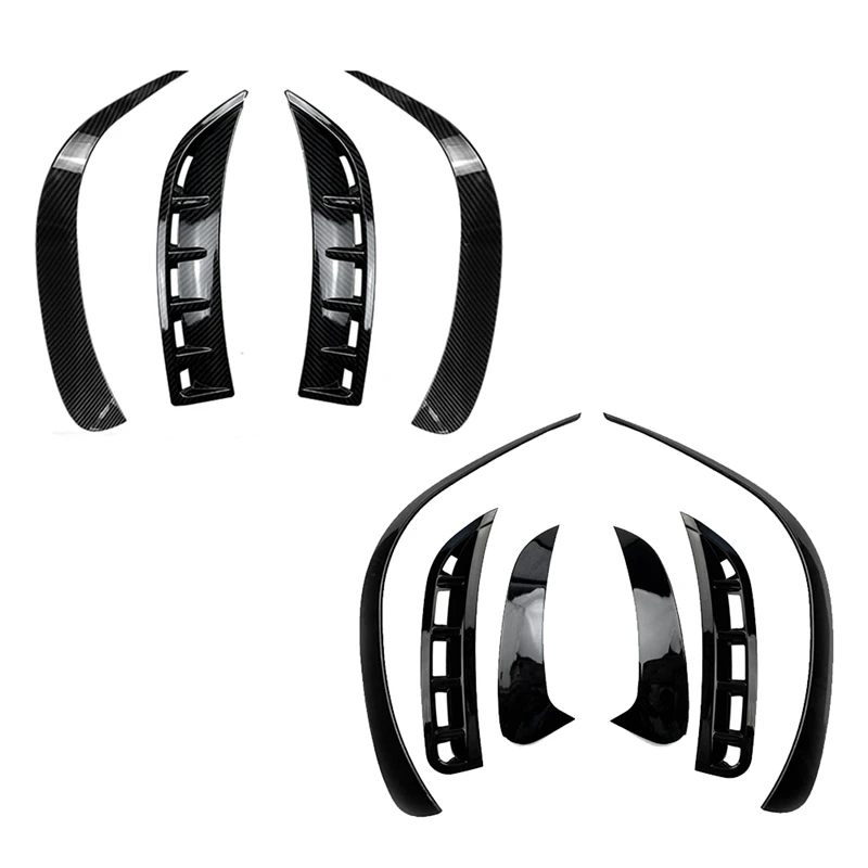 4Pcs Car Front Side Bumper Splitter Spoilers Trim for Mercedes Benz GLE ...