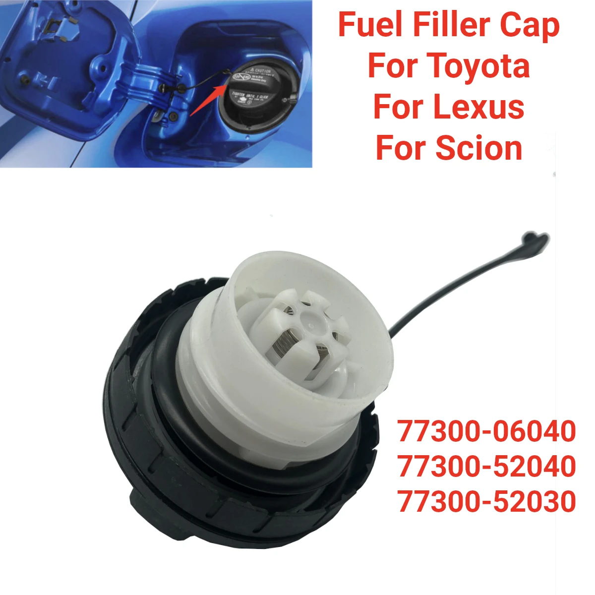 Car-Petrol-Fuel-Oil-Tank-Inner-Cover-Gas-Cap-Cover-77300-06040-for ...