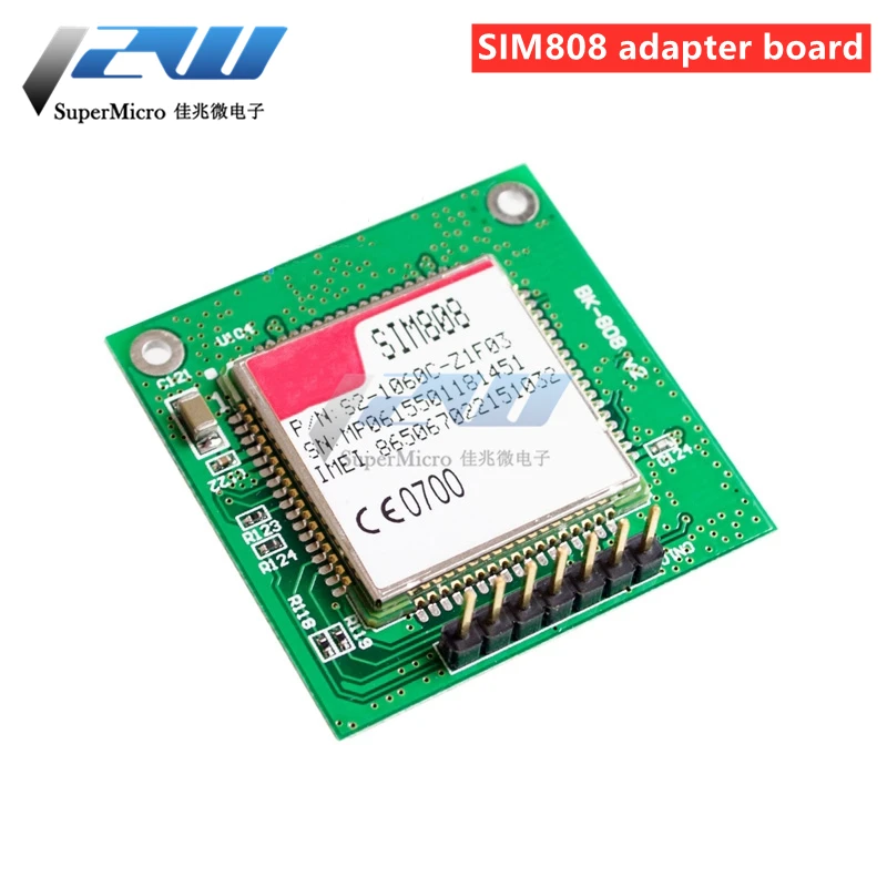 Placa adaptadora SIM808, módulo integrado GPS GSM GPRS Bluetooth, en ...