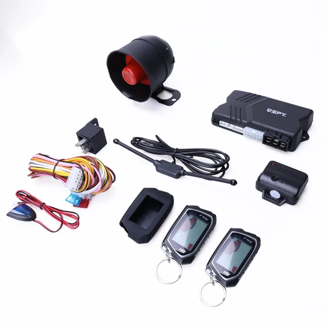 CarBest Way Car Alarm System With LCD Pager Display Remote