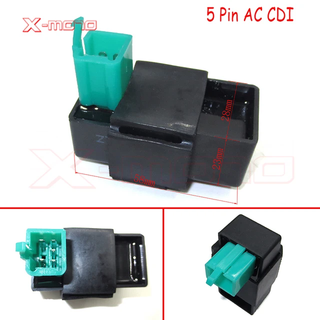 4/5/6 pinos ac/dc cdi caixa de ignição da motocicleta gy6 cg igniter ...