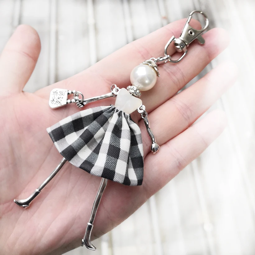 Ylwhjj Brand 2020 New Women Cute Doll Keychain Car Girl Key Chains Bag ...
