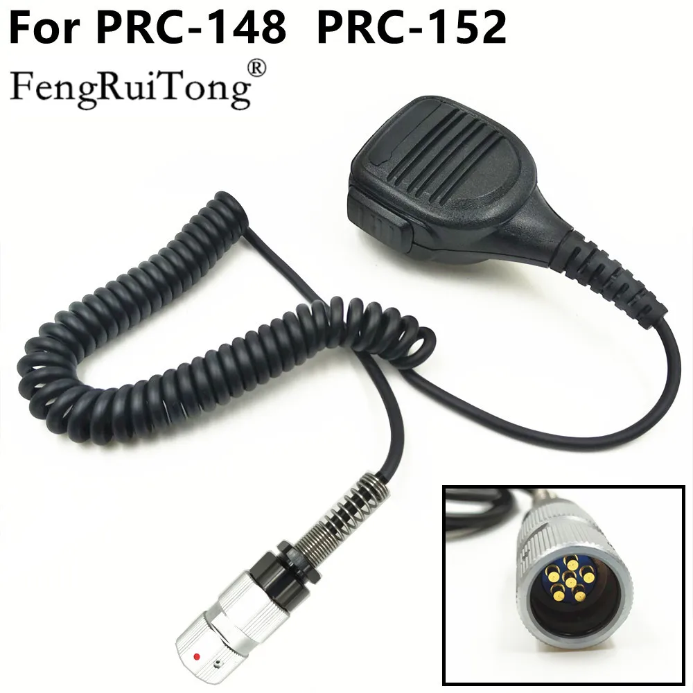 handheld-speaker-microphone-6-pin-ptt-for-TRI-TCA-AN-PRC152-PRC148-PRC ...