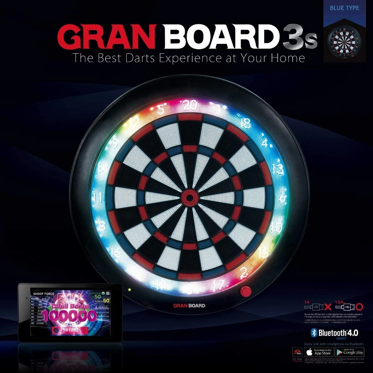 Original Dart Board Led Light Surround Granboard 3s Bluetooth ...