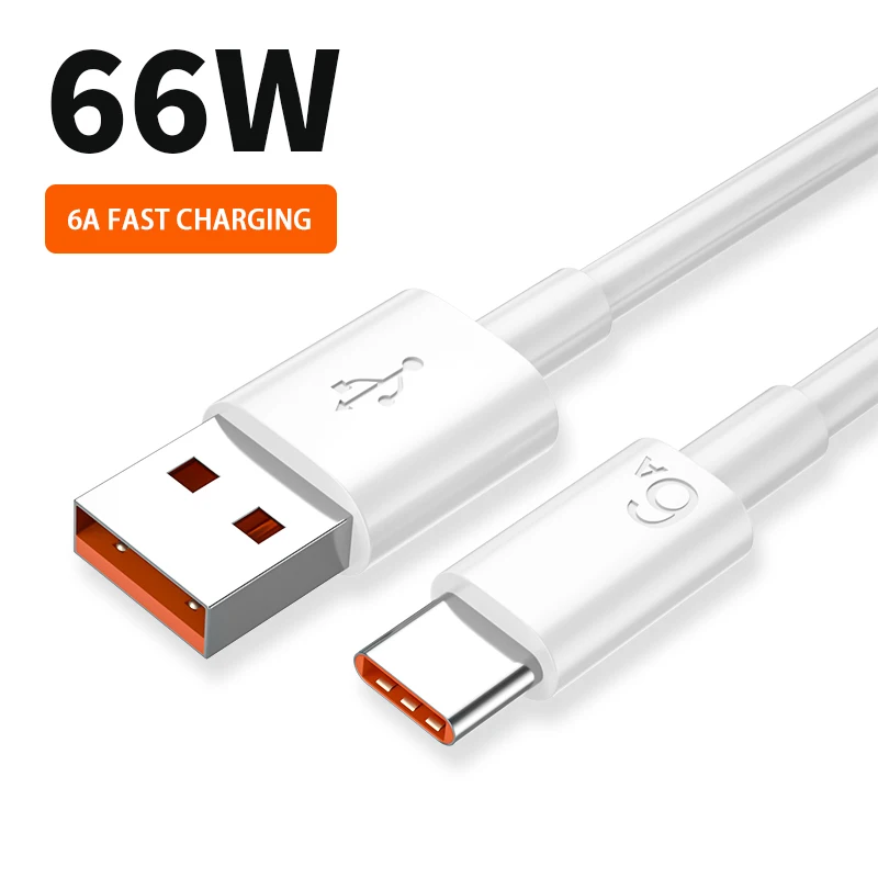 6a Fast Charging Usb C Cable For Xiaomi Redmi Poco Huawei Mobile Phone ...