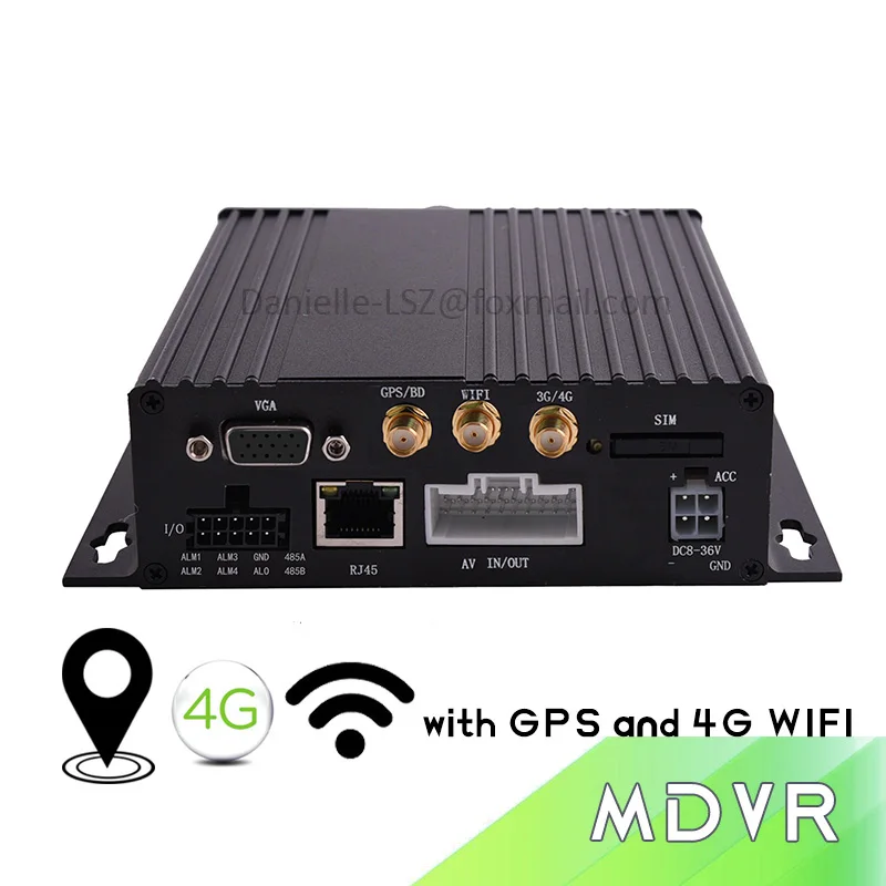 HIKVISION Mobile DVR 4CH GPS 4G WIFI Car Bus Truck Taxi MDVR Real-Time ...