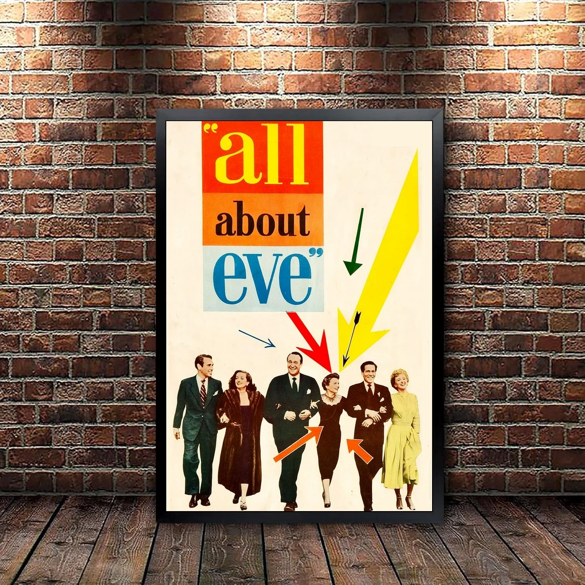 All About Eve Poster All About Eve (1950) Movie Poster The Curious