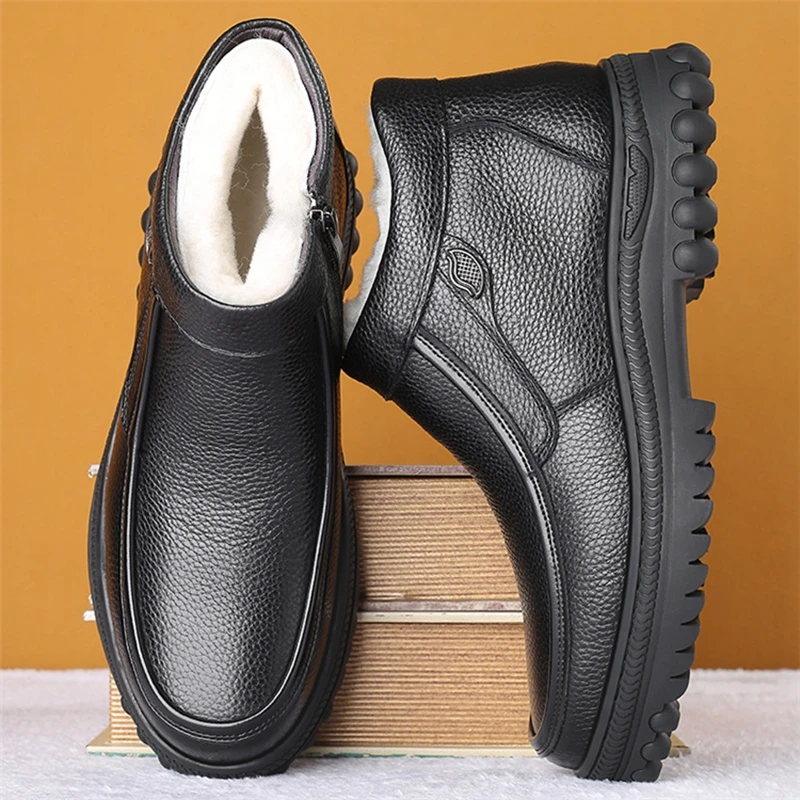 2023-Newly-Man-Winter-Boots-Quality-Genuine-Leather-Shoes-Brand-White ...