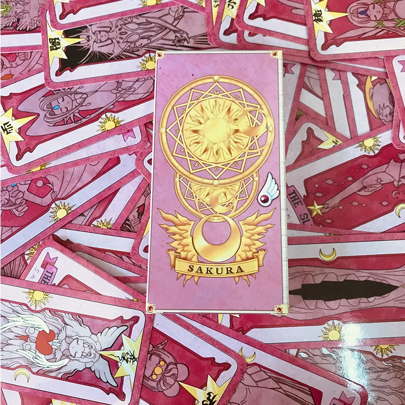 Anime Cardcaptor Sakura Kinomoto Sakura Cosplay Clow Tarot Cards ...