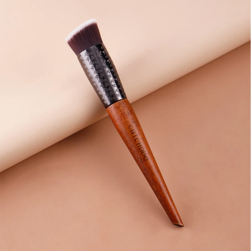 CHICHODO-Makeup-Brush-Amber-Series-Carved-Tube-Synthetic-Hair-Liquid ...